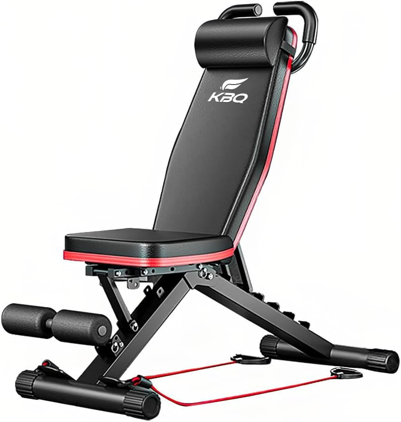 Adjustable Roman Chair for Home Gym – Foldable Back Extension Bench for ...