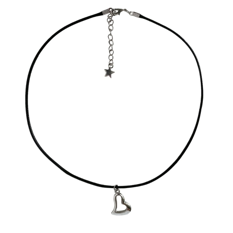 Adjustable Rope Chain Bowknot Star Pendant Necklace Party Holiday ...