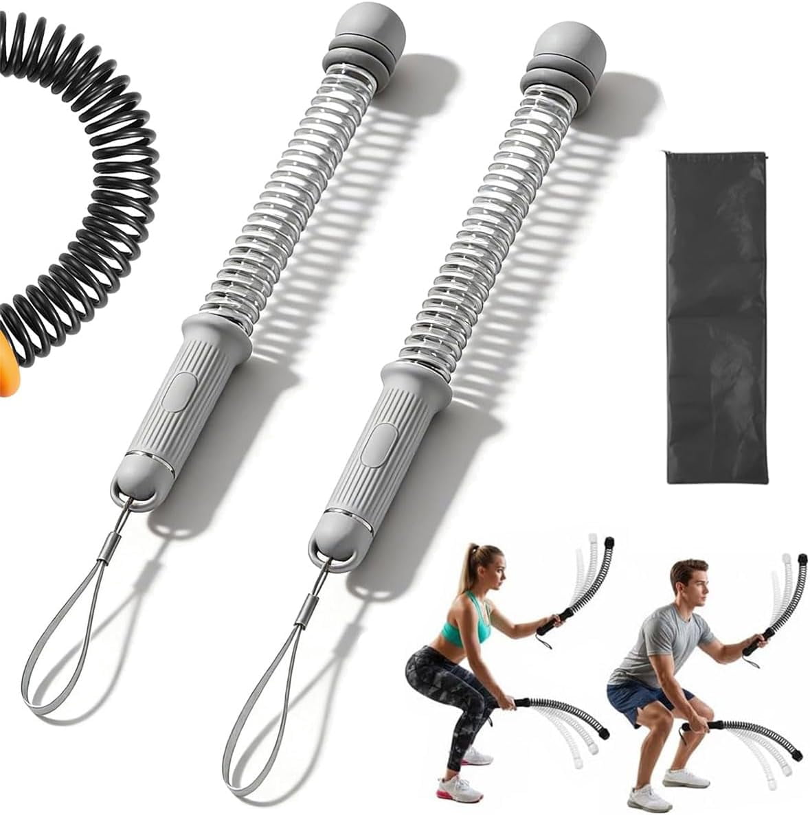 Adjustable Ropeless Battle Ropes 2026 New, Cordless Weighted Training ...