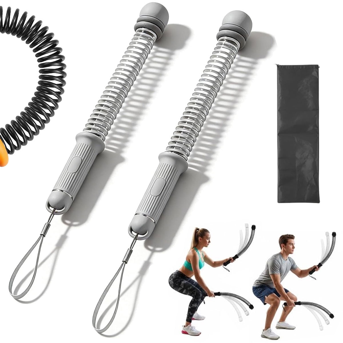 Adjustable Ropeless Battle Ropes 2026 New, Cordless Weighted Training ...
