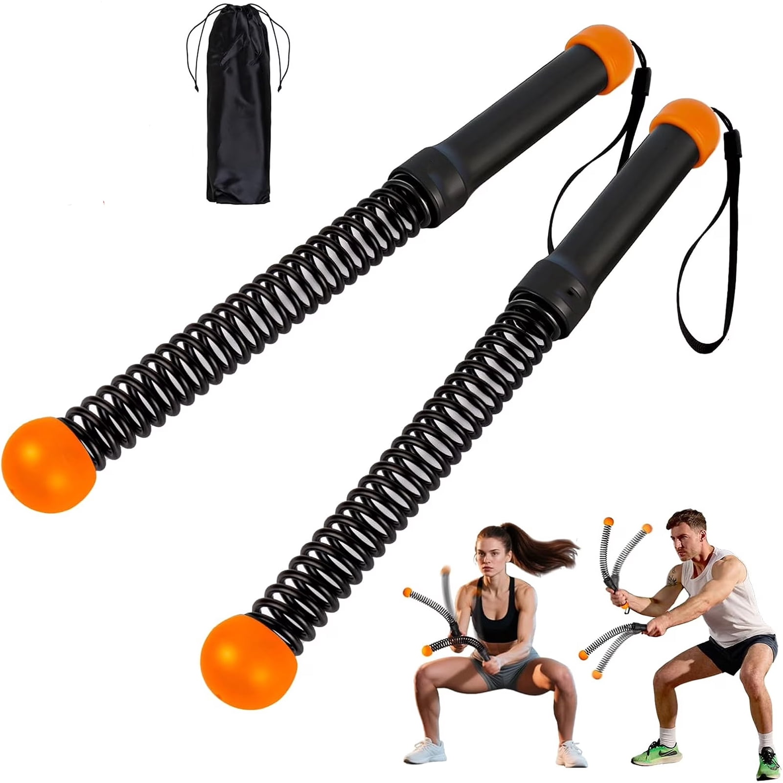 Adjustable Ropeless Battle Ropes, Heavy Duty Portable Cordless Battle ...