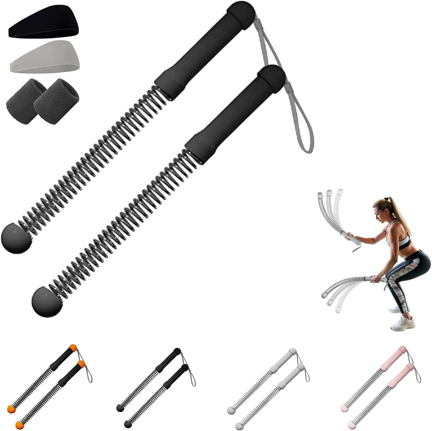 Adjustable Ropeless Battle Ropes Trainer, 2026 Upgraded Weighted ...