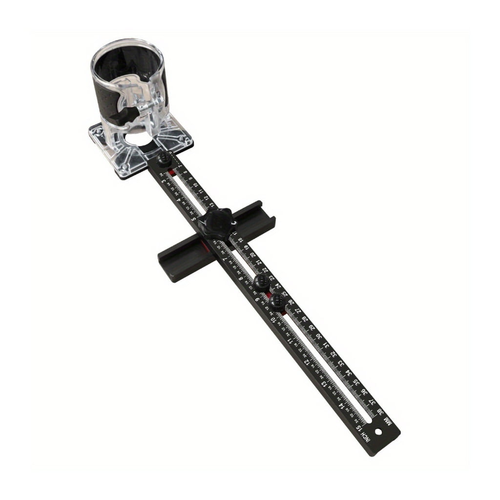 Adjustable Router Base Slotting Guide Double Measurement System ...