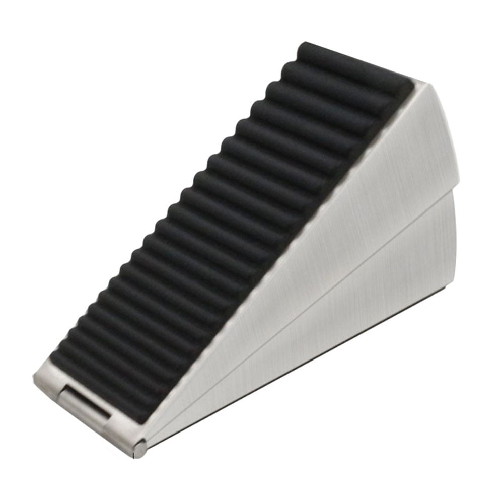 Adjustable Rubber Door Stop Spring Loaded Door Wedge Easy To Install ...