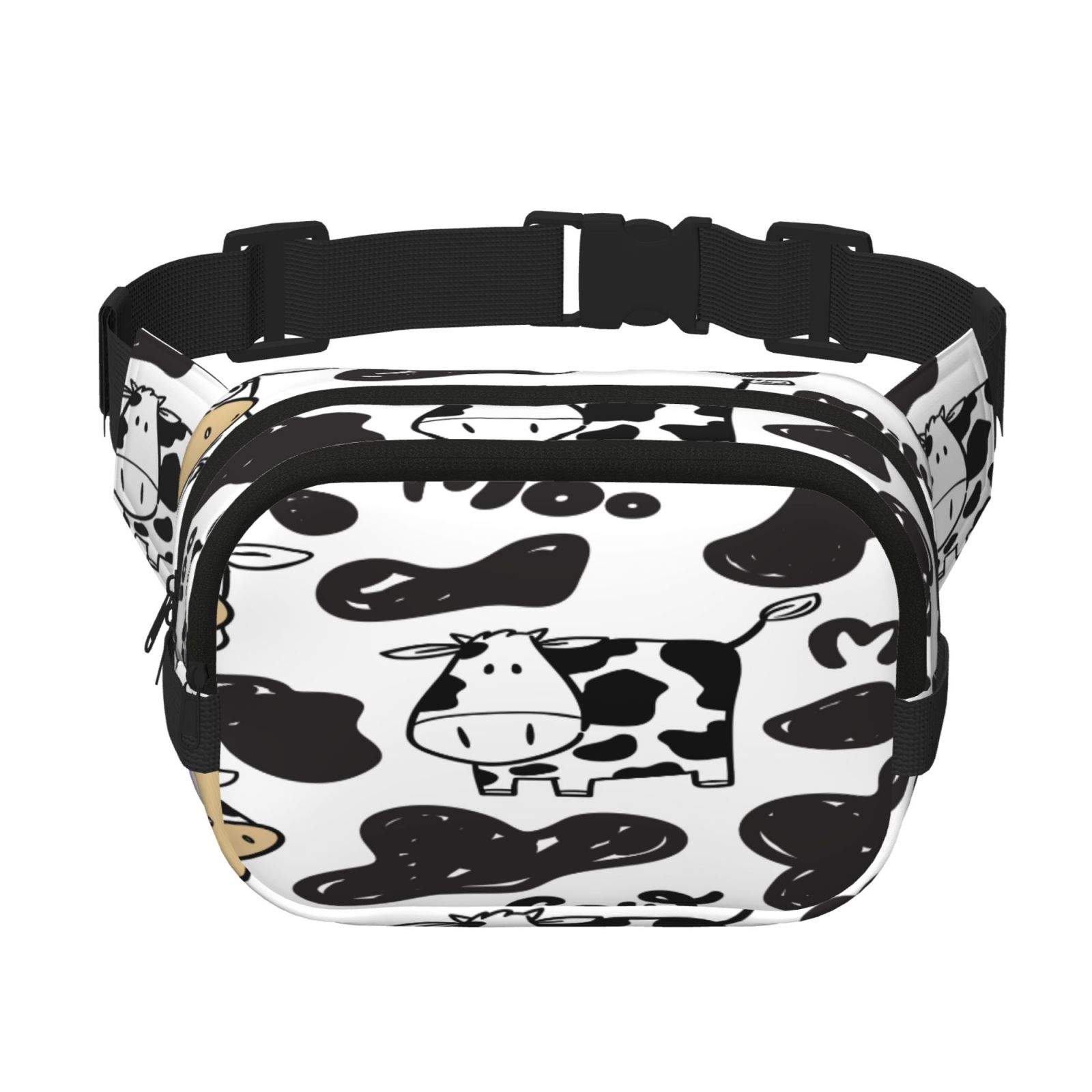 Adjustable Running Belt Waist Pack Square Double Layer Waist Bag Unisex ...