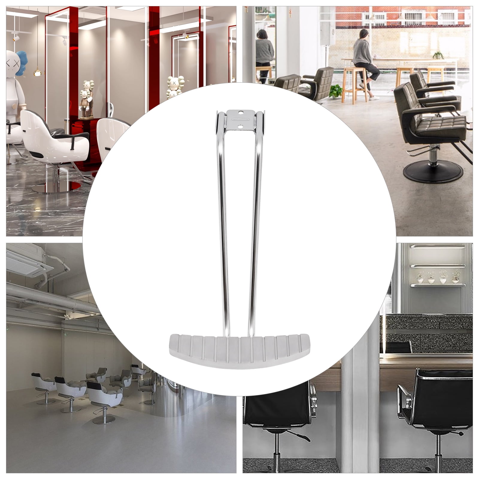 Adjustable Salon Chair Footrest - Premium Corrosion-Resistant Steel ...