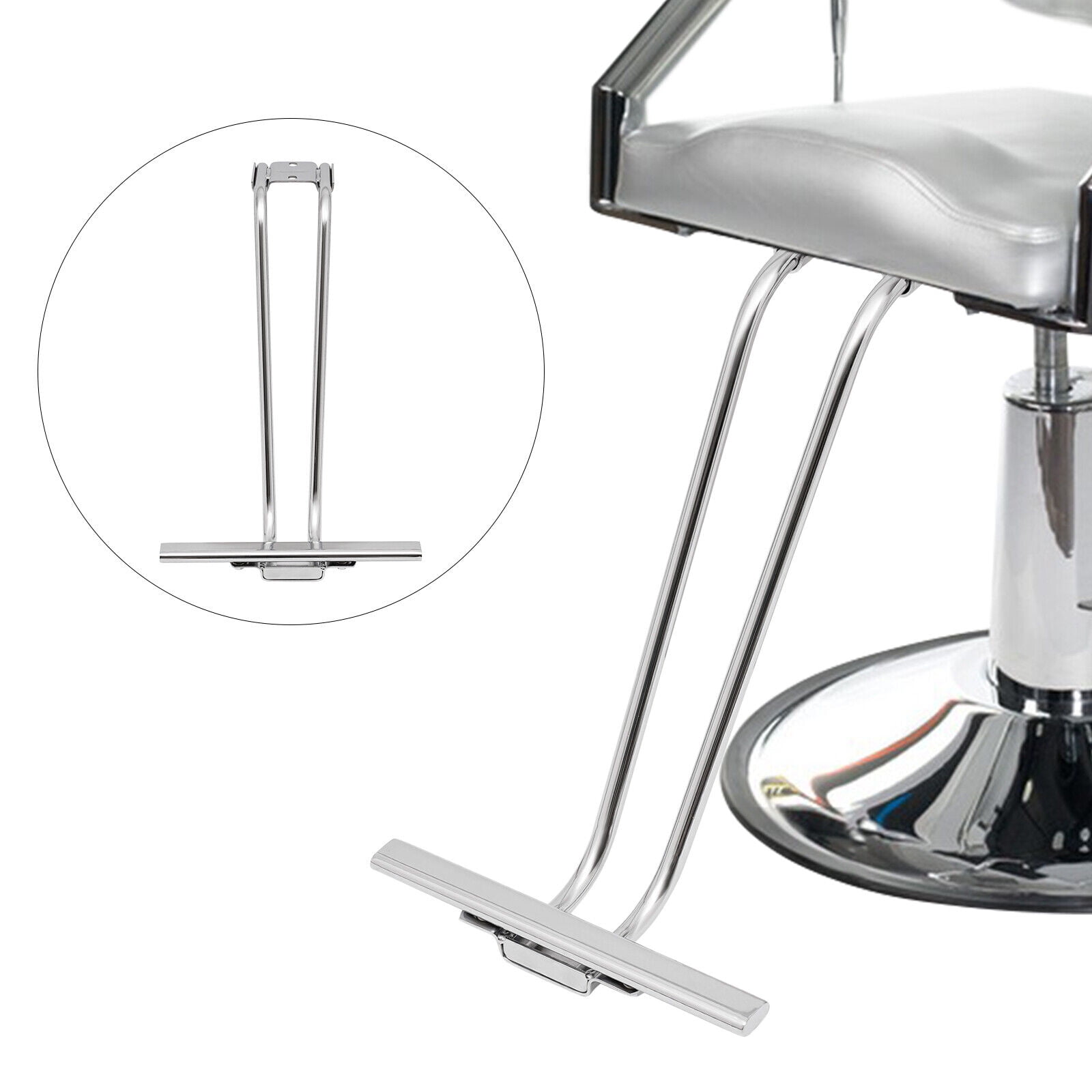 Adjustable Salon Chair Footrest with Steel Frame for Comfort ...