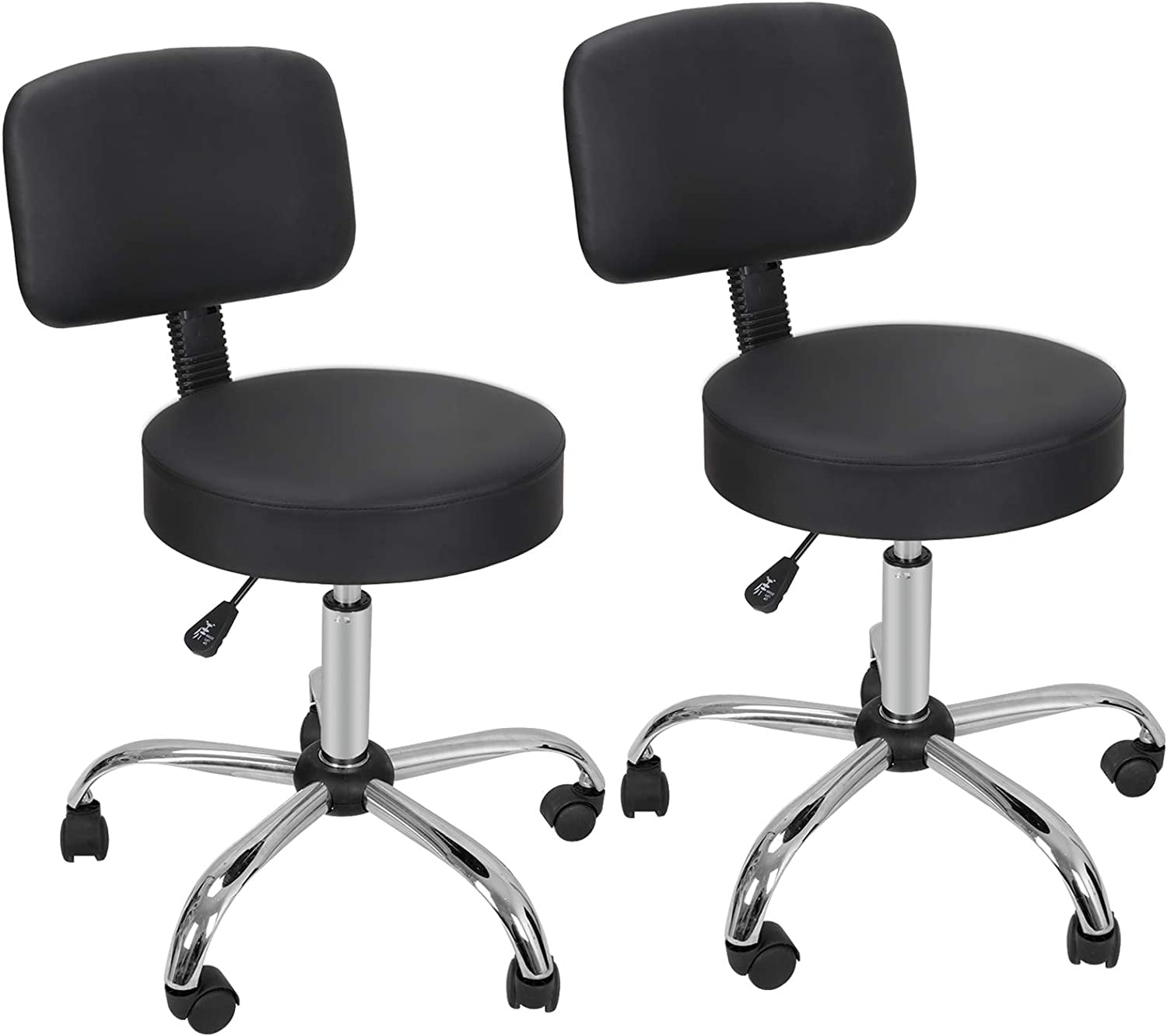 Adjustable Salon Stool Hydraulic Rolling Stools Tattoo Massage Medical ...