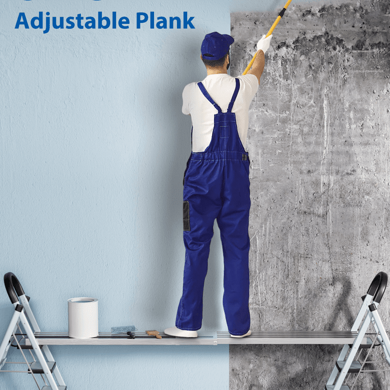 [Adjustable Scaffold Plank] 440lbs Load Capacity Adjustable Telescoping ...