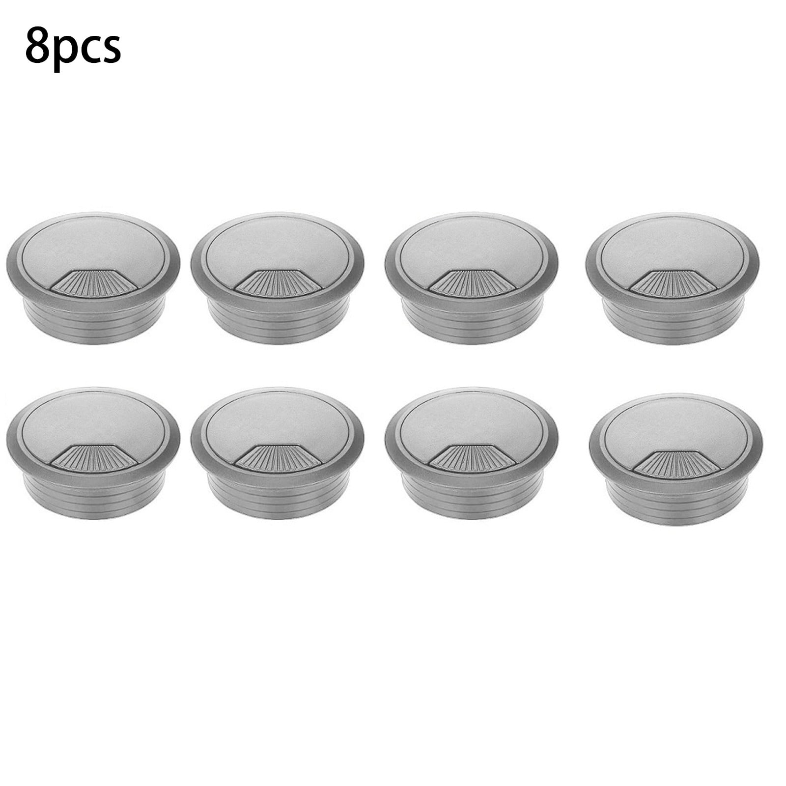 Adjustable Scallop Opening Desktop Cable Organizer 8Pcs Wire Hole ...