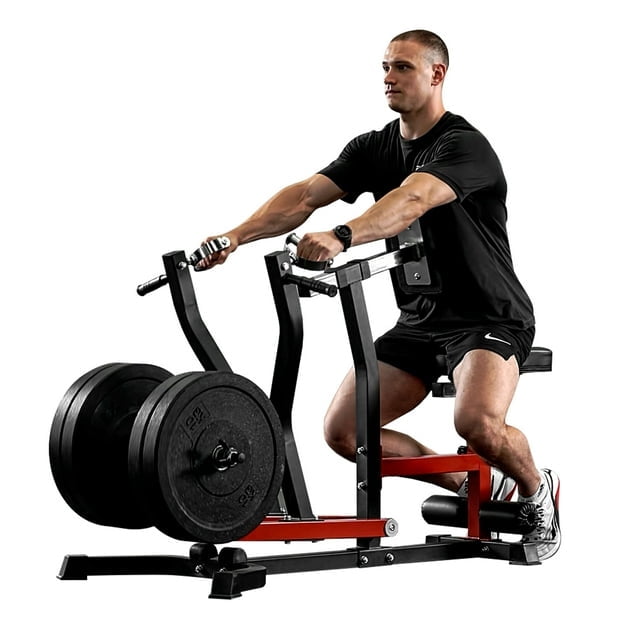 Adjustable Seated Row Machine, Plate Loaded, Independent Converging ...
