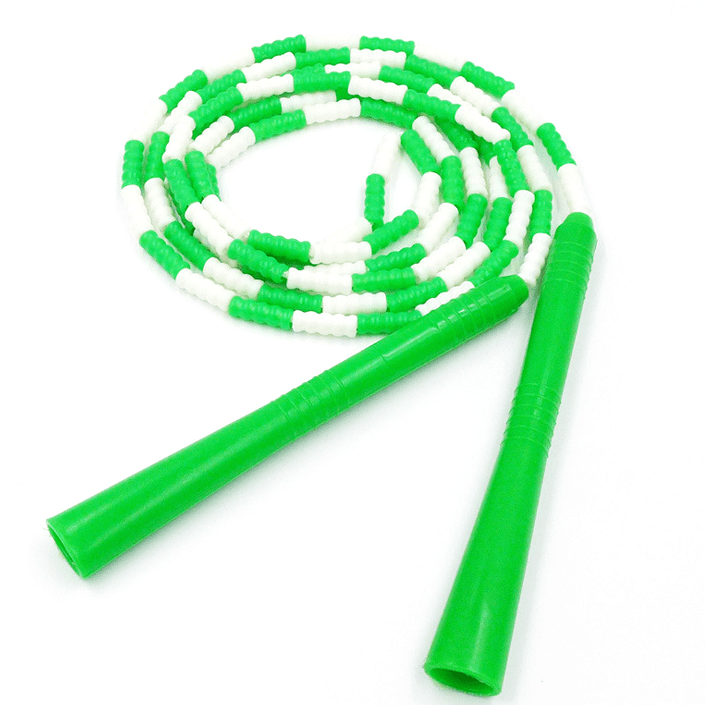 Adjustable, Segmented, Beaded - Jumping Rope for Adults and Children ...