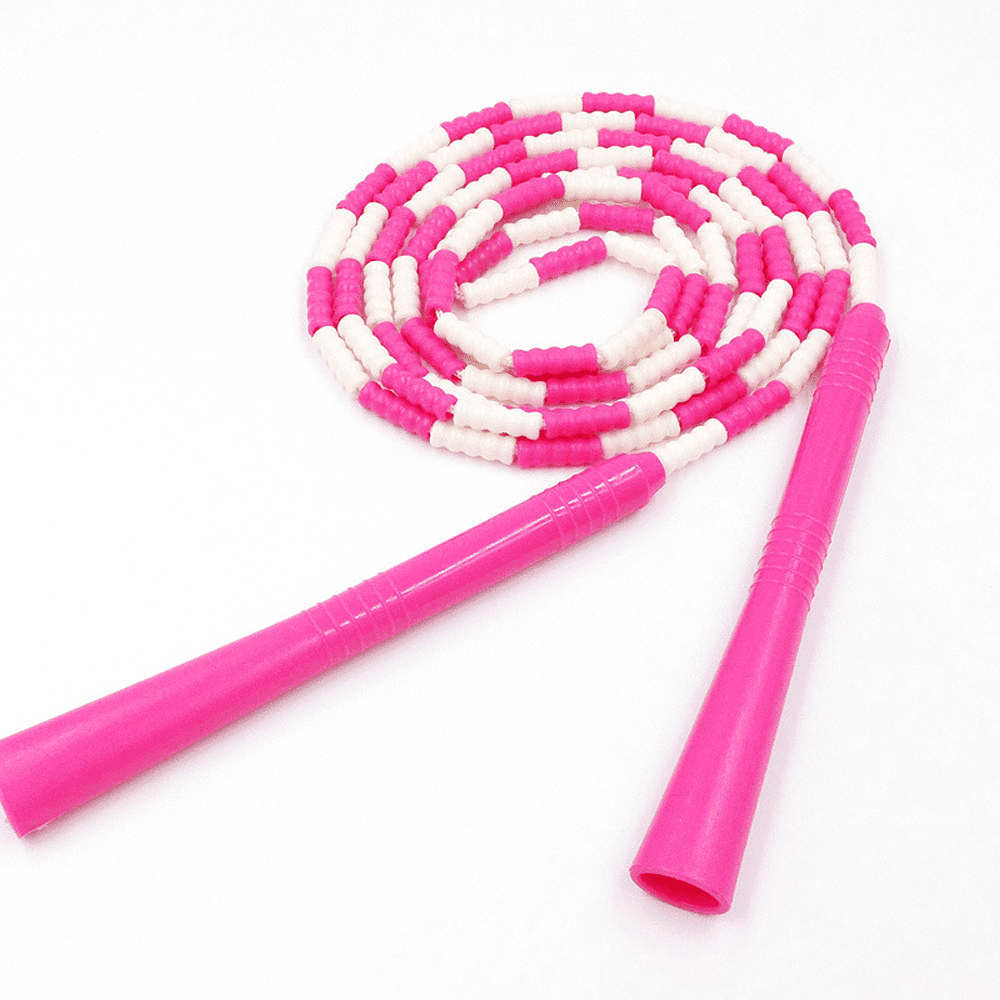 Adjustable, Segmented, Beaded - Jumping Rope for Adults and Children ...