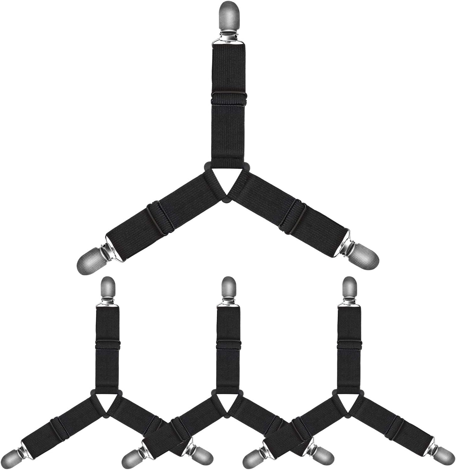 Adjustable Sheet Clips, Bed Sheet Fasteners With Stable Triangle ...