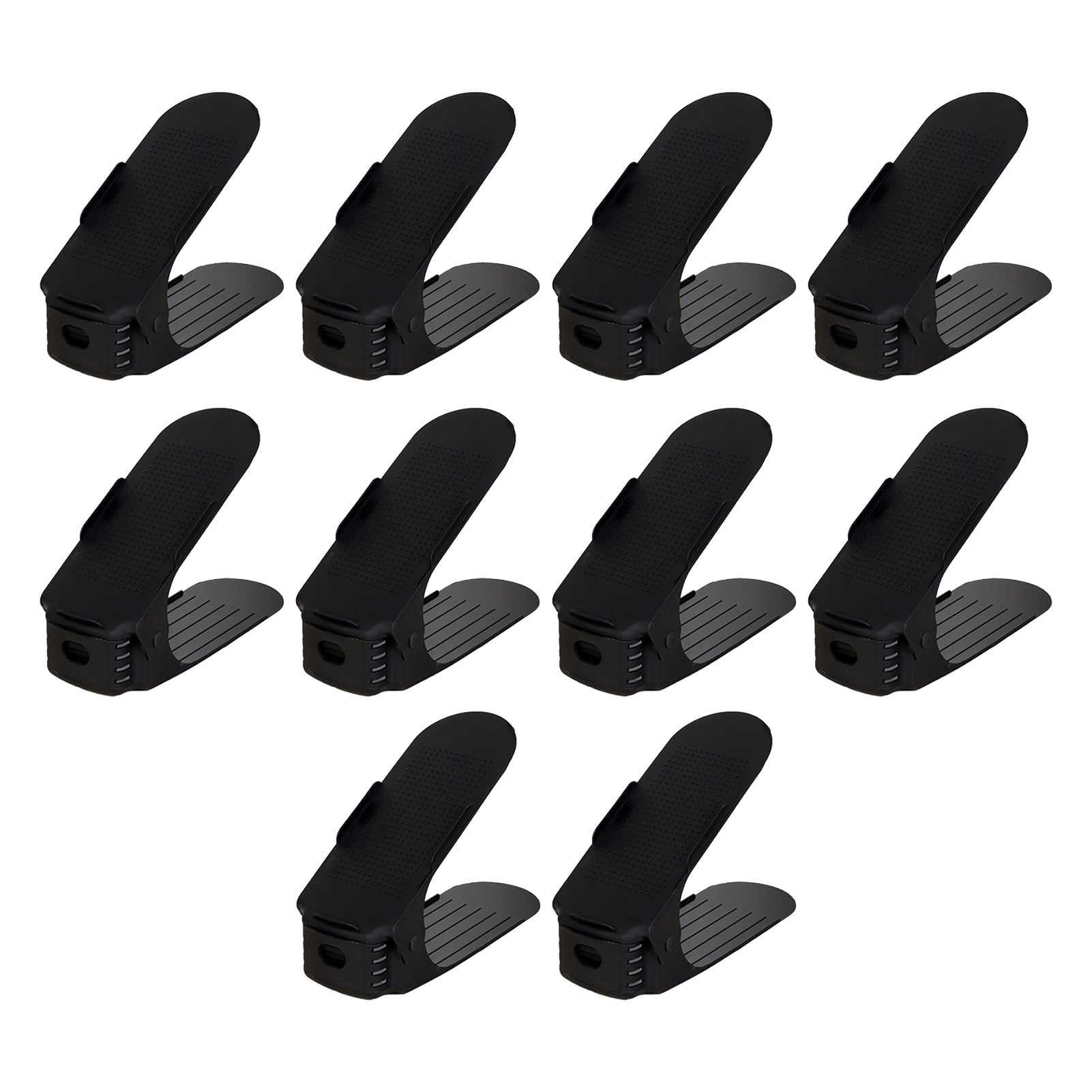 Adjustable Shoe Stacker, 10 Pcs Shoe Slots Organizer, Double Deck Shoe ...