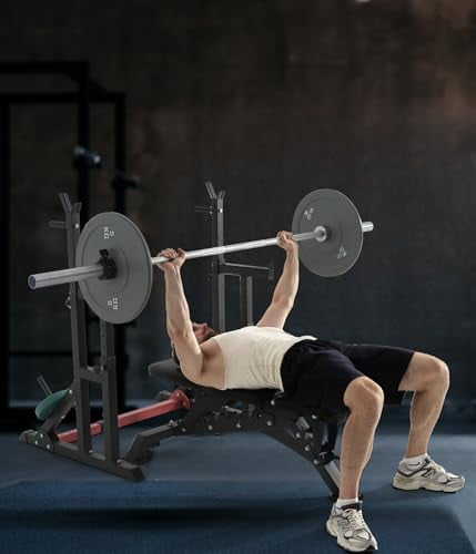 Adjustable Short Squat Rack, Premium Squat, Press Rack, Dip Station for ...