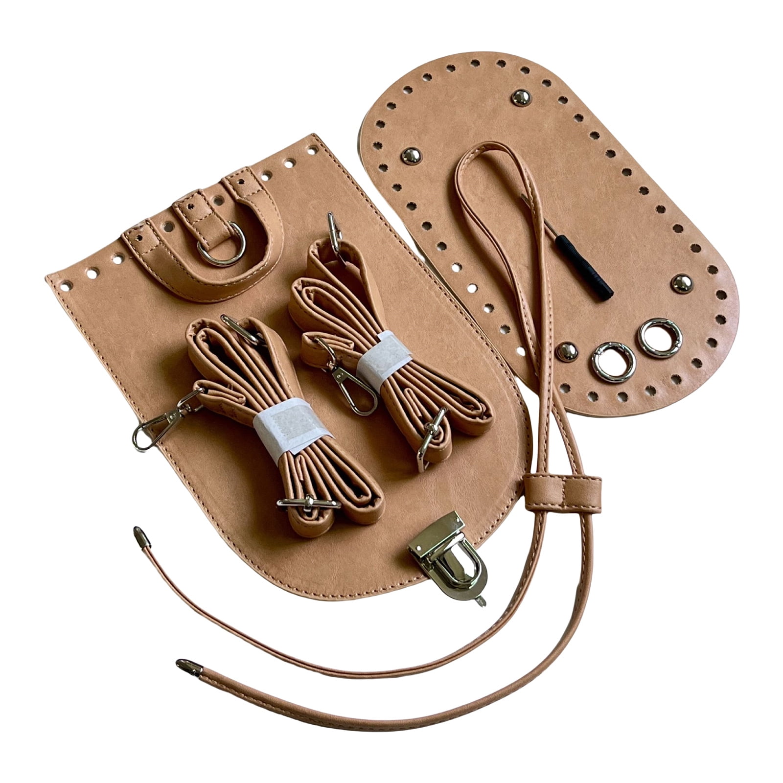 Adjustable Shoulder Strap PU Leather Bag Bottom Crafting Set For ...