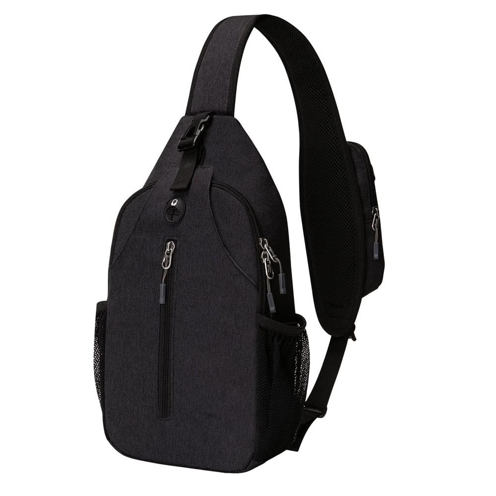 Adjustable Shoulder Strap Sling Bag, Water Resistant Crossbody Backpack ...