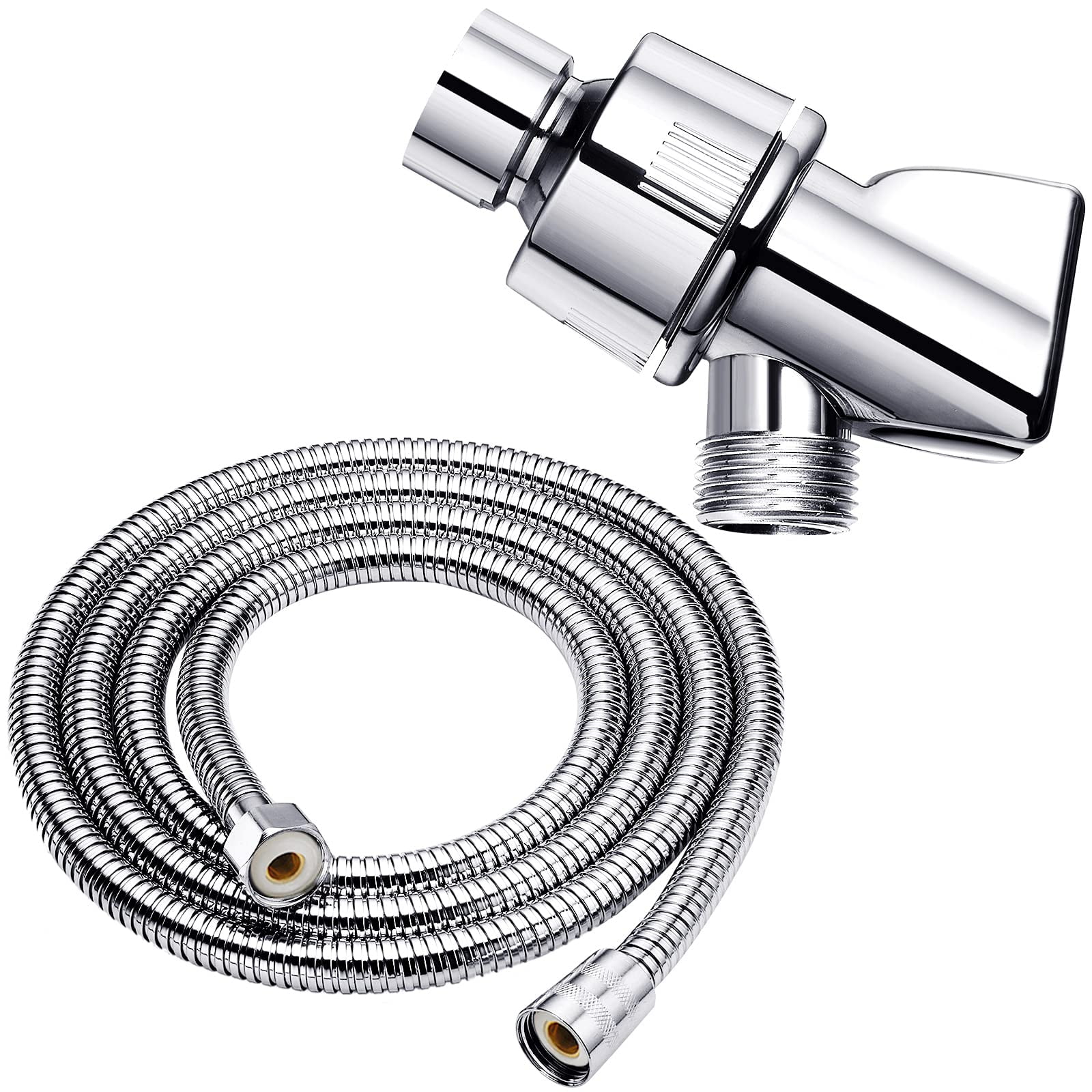 Adjustable Shower Arm Mount & Stainless Steel Shower Hose,Handheld ...