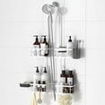 Adjustable Shower Caddy Hanging Rustproof Shower Caddy for Handheld ...