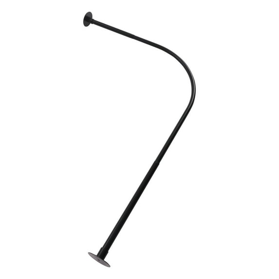 Adjustable Shower Curtain Rod Stainless Steel Bathroom Bath Pole Rail L ...