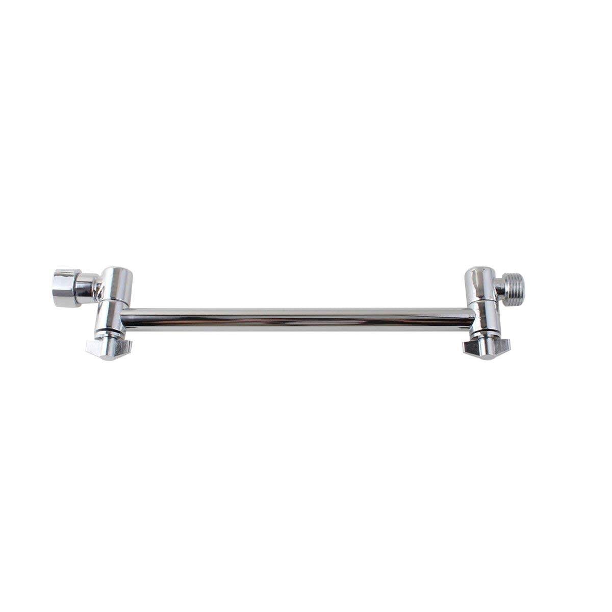 Adjustable Shower Extension Arm Polished Finish Brass Shower Arm ...
