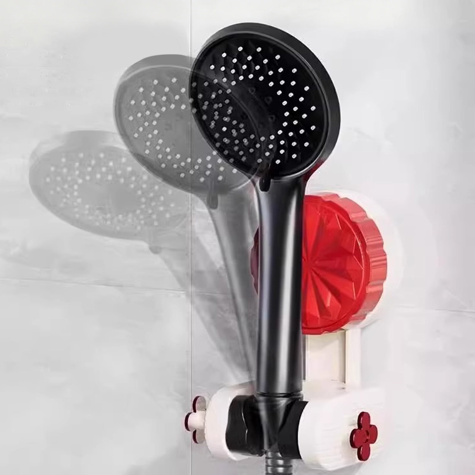 Adjustable Shower Head Mount with Strong Suction Cup Holder for Secure ...
