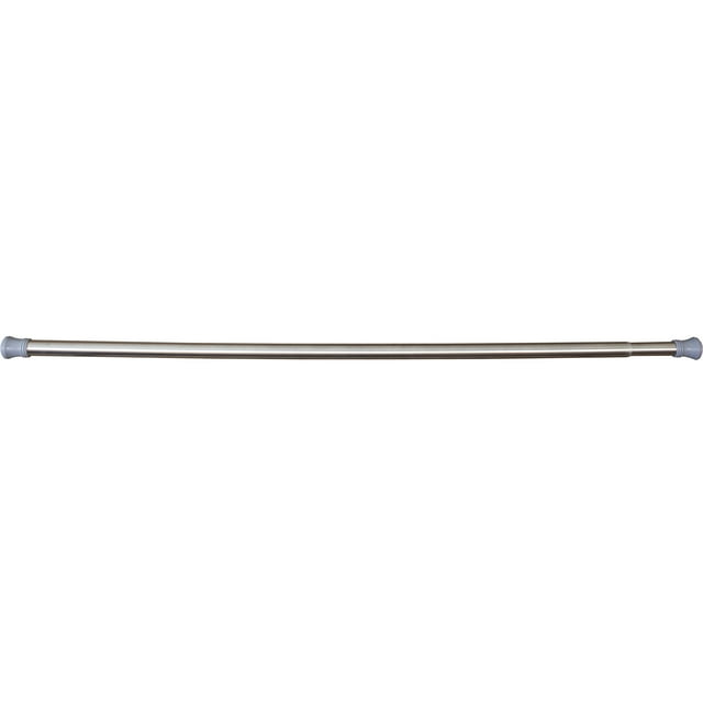 Adjustable Shower Rod, 1-3/8" Diameter, Adjusts from 43" to 72", Satin ...
