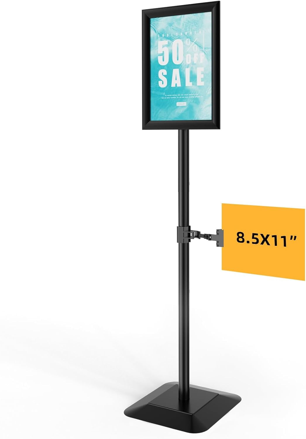 🥇 Adjustable Sign Stand for Display, 62" Tall Heavy Duty Sign Holder ...