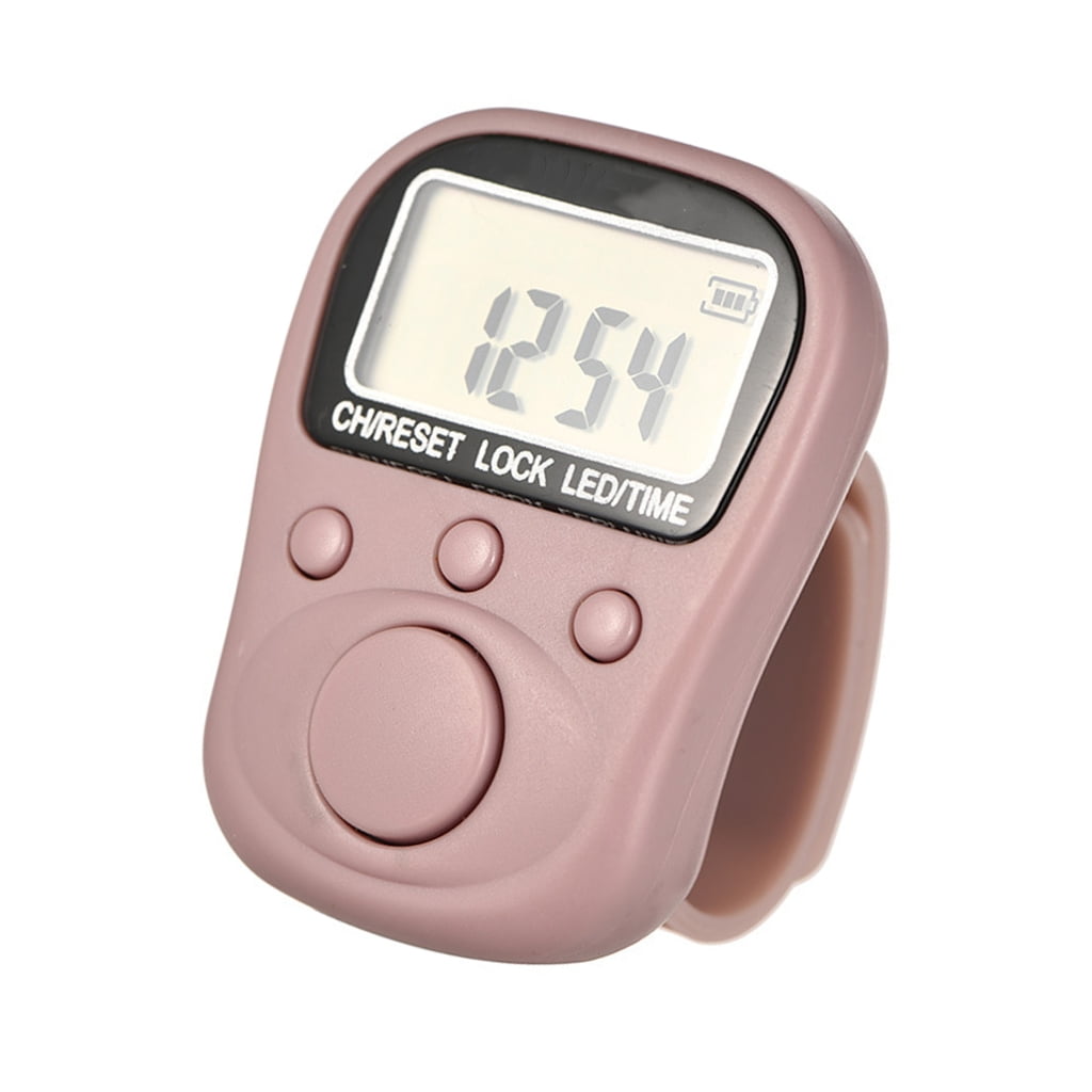Adjustable Silicone Rings Electronic Counter 6 Digit LCD Display 7 ...