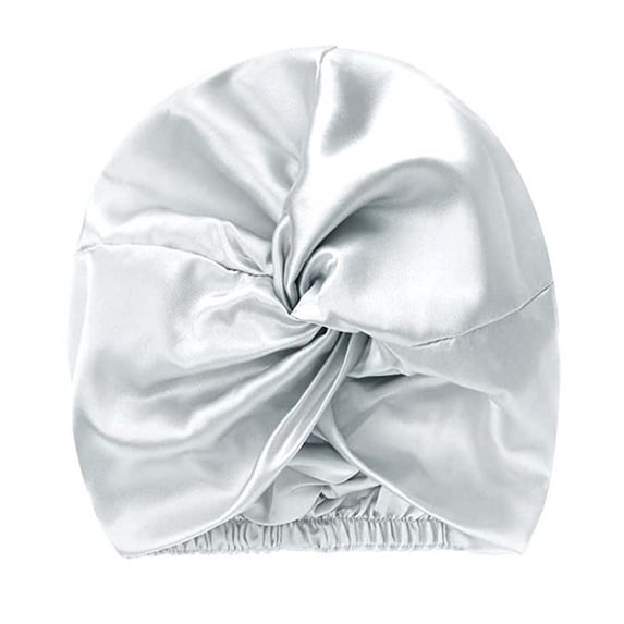 Adjustable Silk Satin Hair Bonnet For Sleeping Double Layer Wrap Cap ...