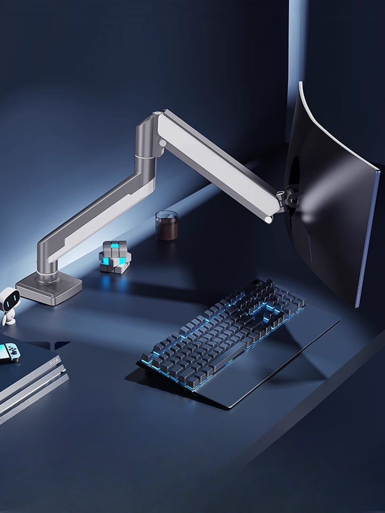 Adjustable Single Monitor Stand Gas Spring Monitor Arm Fully Adjustable ...