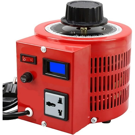 Adjustable Single-Phase Voltage Regulator 220V – AC/DC Variable Power Transformer, 0.5KVA to ...