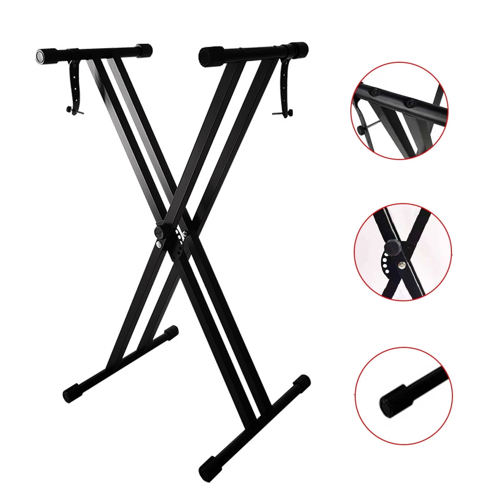 stusgo Electric Piano Stand, Adjustable X-Shaped Keyboard Stand ...