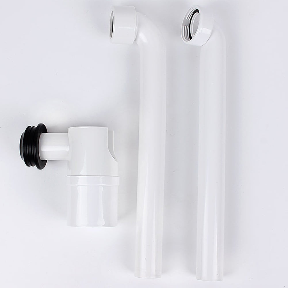 Adjustable Sink Drain P-Trap Drain Pipe Tube Bathroom Garbage Disposal ...