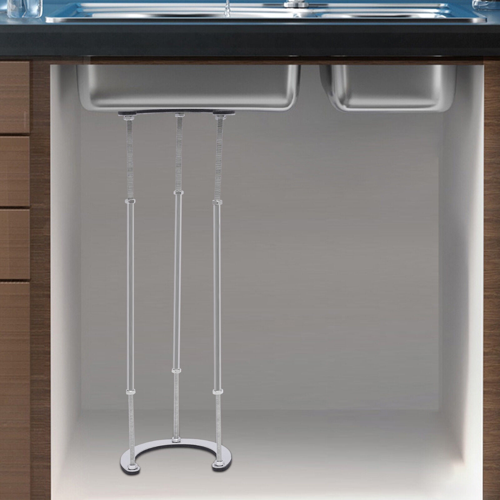 Adjustable Sink Leg Support Installation Kit for Kitchen Bathroom Sinks ...