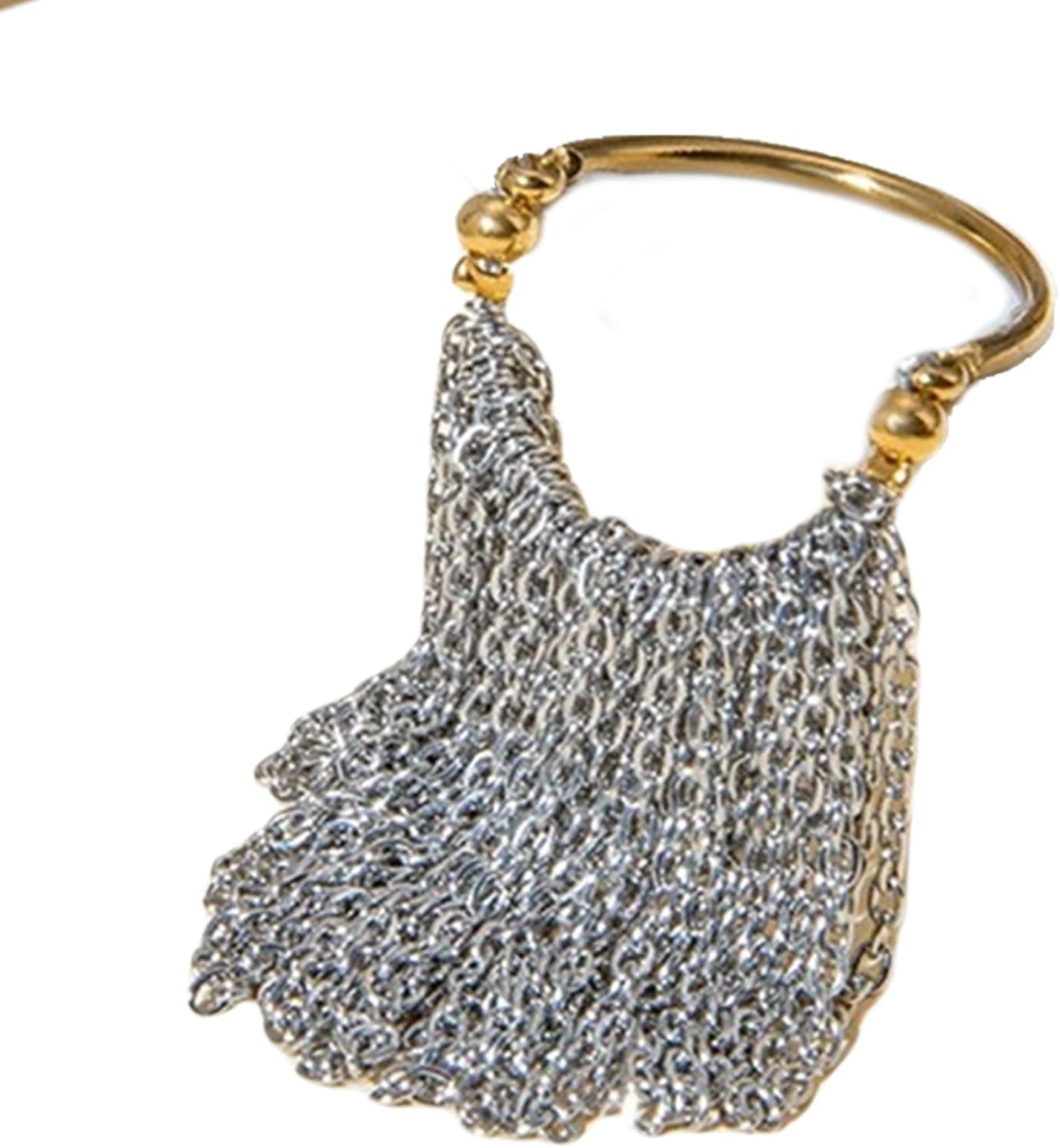 Adjustable Size Rings Delicate Gold and Silver Color Chain Fringe Rings ...