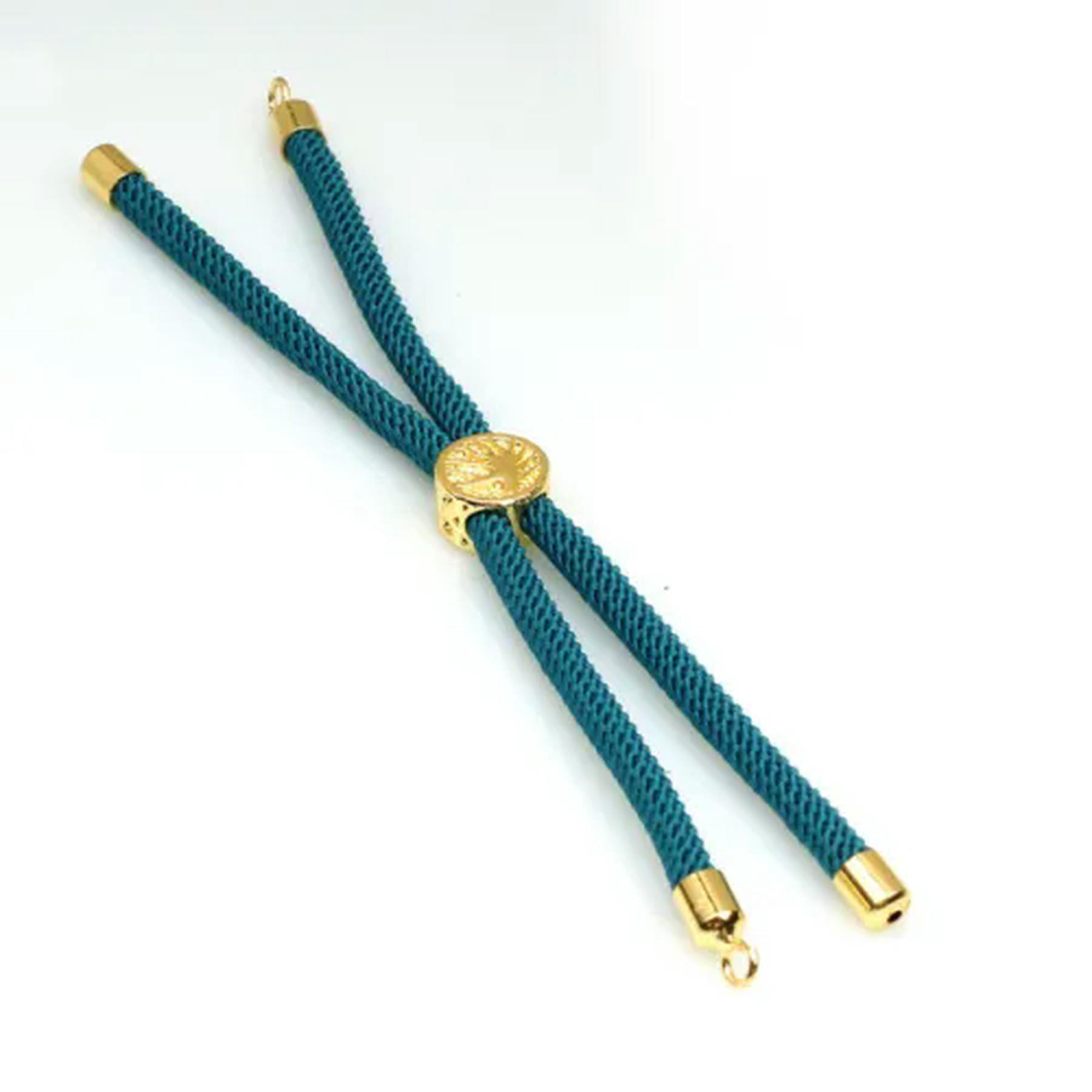 Adjustable Slide Macrame Slider Bracelet Cord Bracelet Half-finished ...