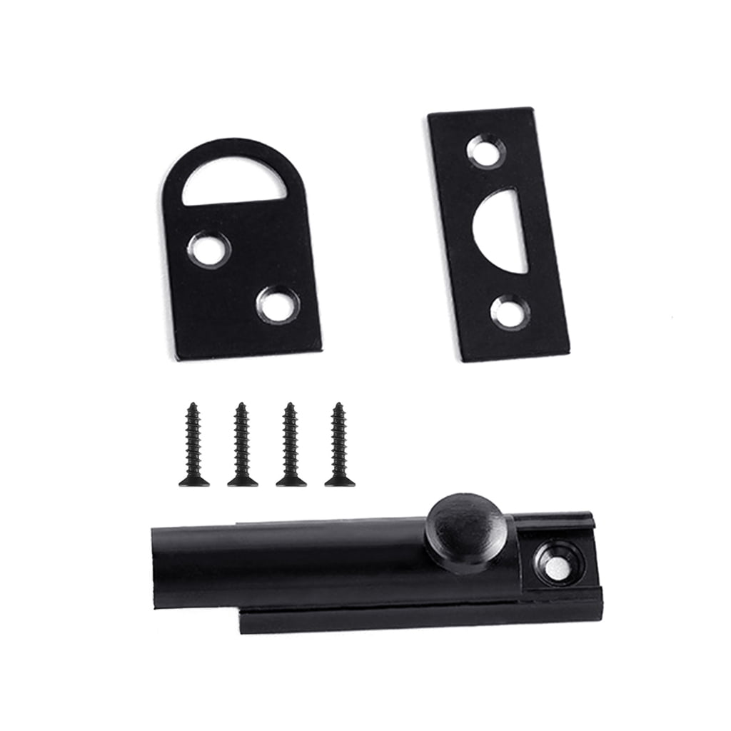 Adjustable Sliding Bolt Lock Set with 90/180 Degree Mounting Plate ...