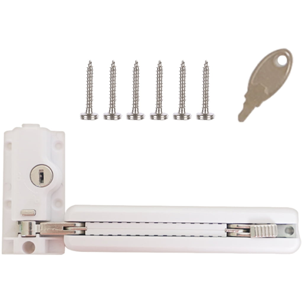 Adjustable Sliding Door Security Keyed Child Mechanism Foot Operated ...