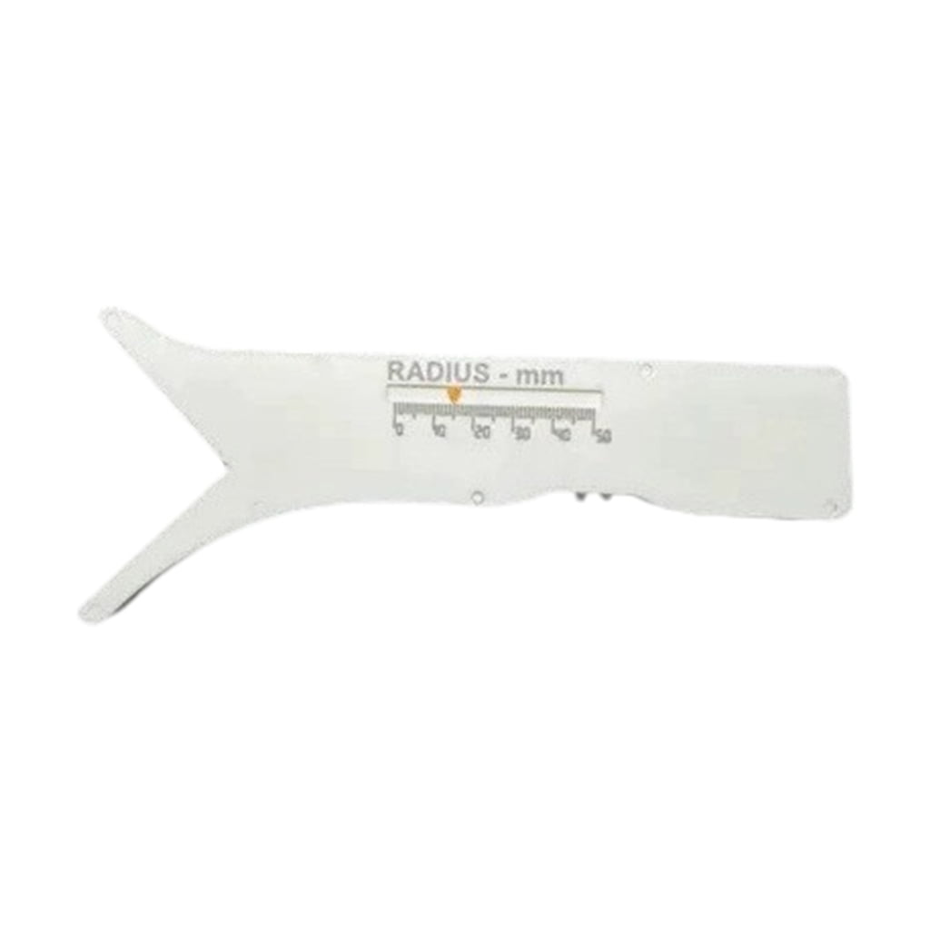 Adjustable Sliding Radius Gauge Radius Measuring Ruler from 0-50mm for ...