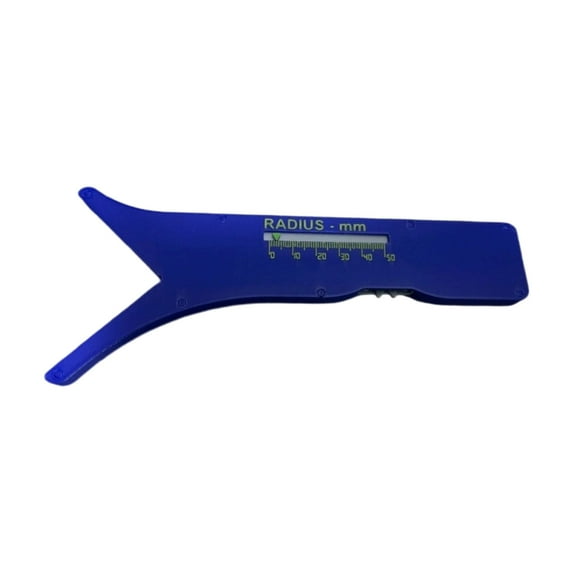 Adjustable Sliding Radius Gauge Radius Measuring Ruler from 0-50mm for ...