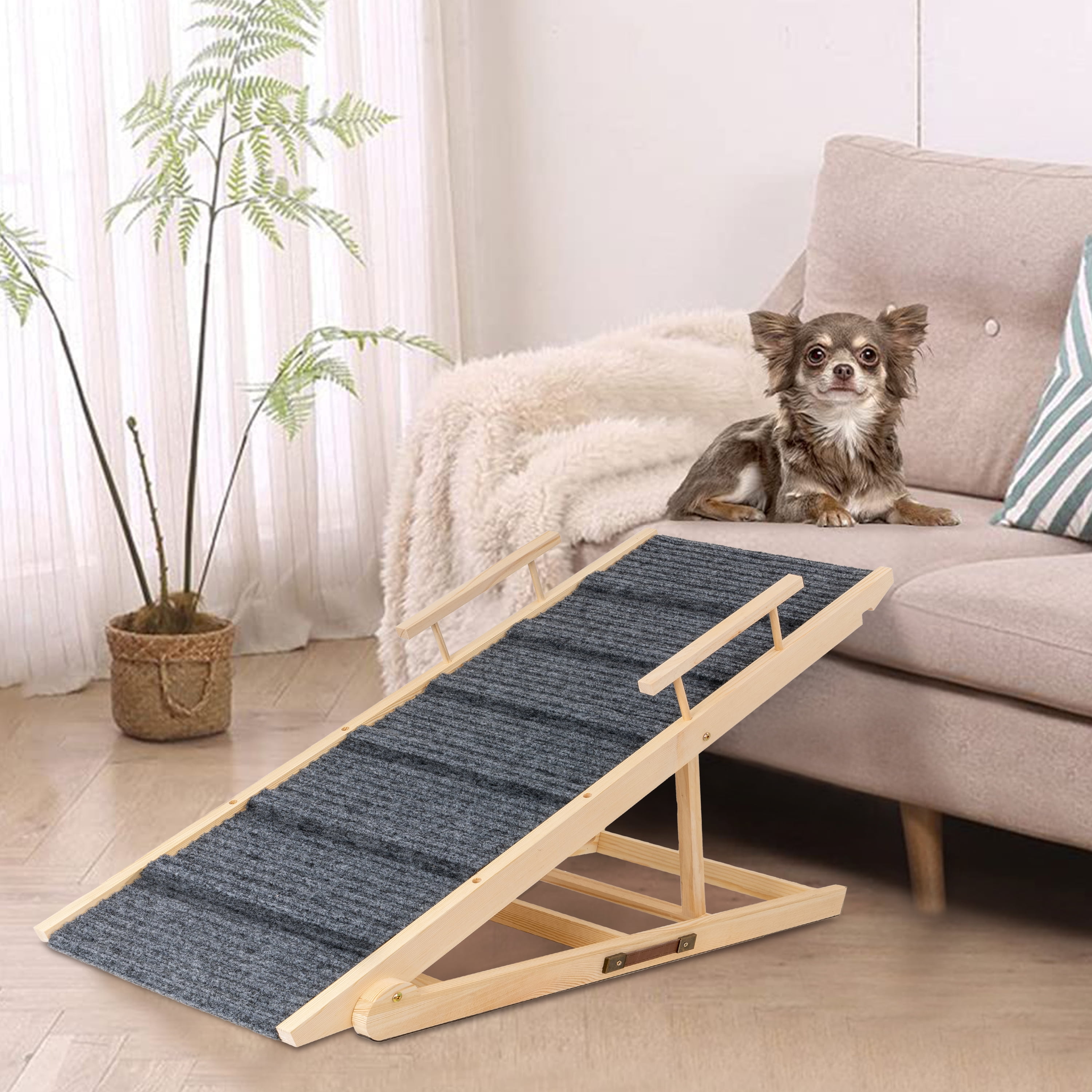 Adjustable Small Pet Ramp for Puppies,Kitties, Dog Ramp for Couch or ...
