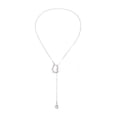 Adjustable Snake Necklace Featuring Metallic Luster Irregular Shape ...