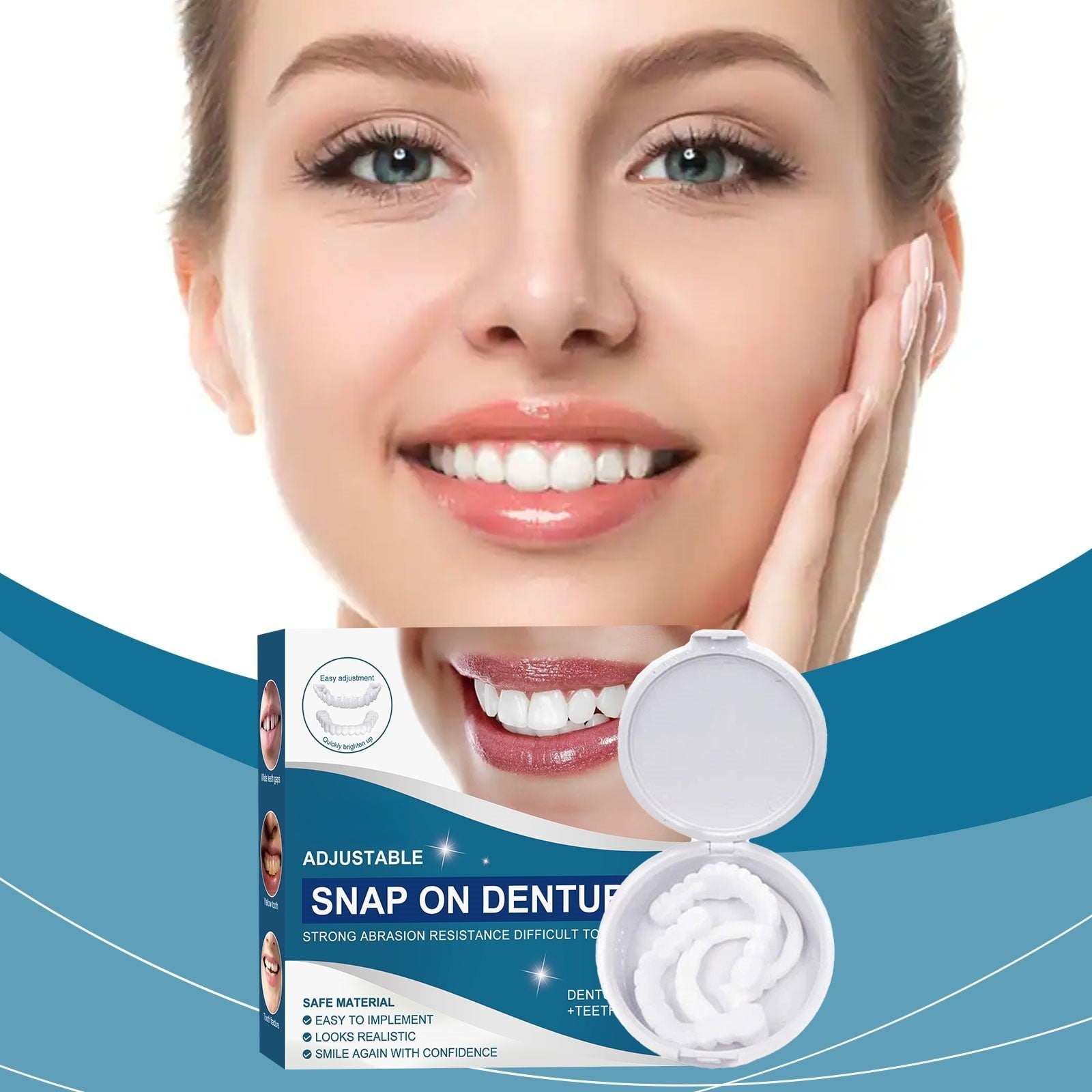 Adjustable Snap On Dentures Braces Beauty Sets Improve The Beauty Of ...