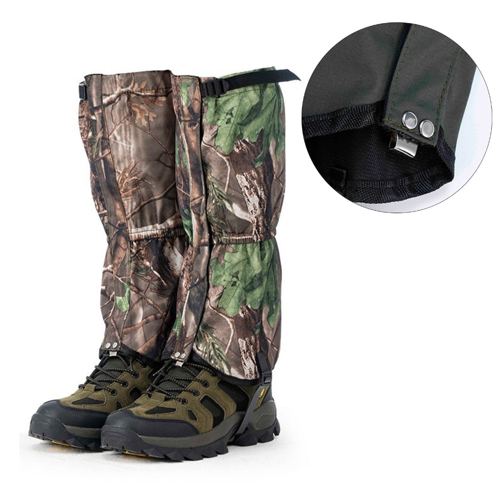 Adjustable Snow Boot Gaiters Waterproof Hiking Leg Gaiters Outdoor ...