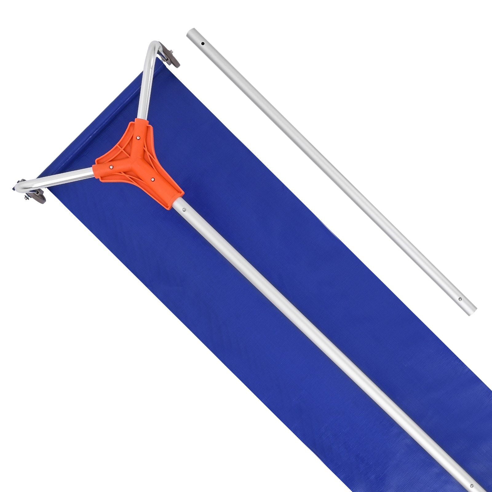 Adjustable Snow Roof Rake with Wheels, 17 Inch Lightweight Aluminum ...