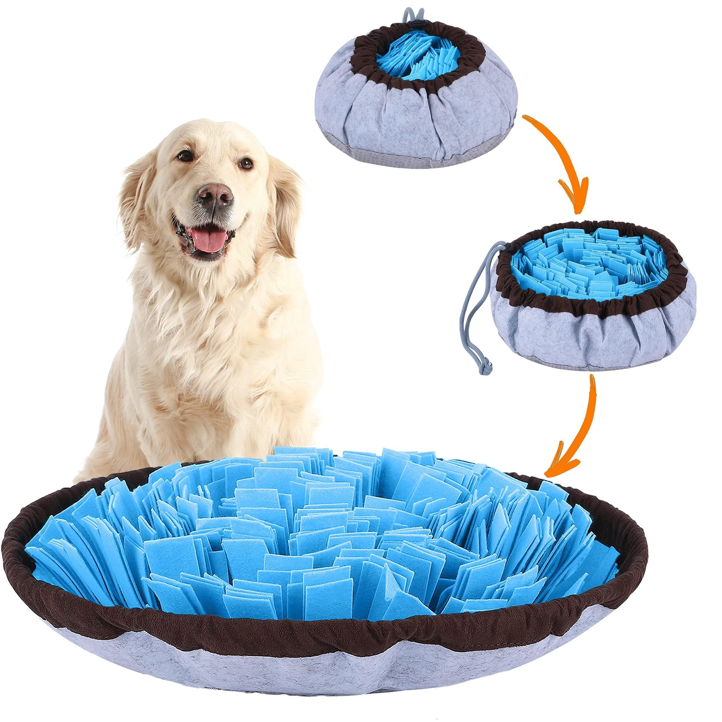 Adjustable Snuffle Foraging mat Dog Mental Puzzle Interactive ...