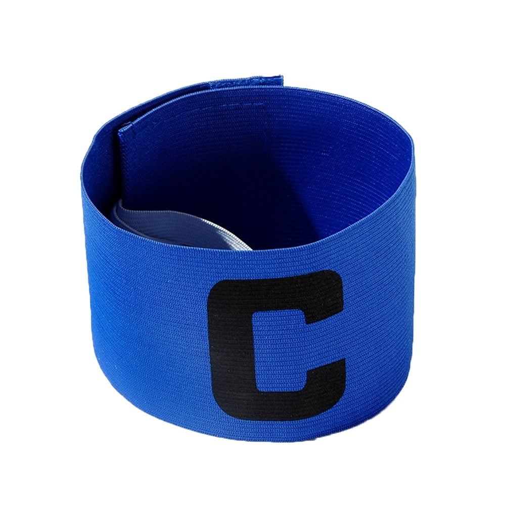 Adjustable Soccer Basketball Player Captain C Mark Armbands Elastic ...