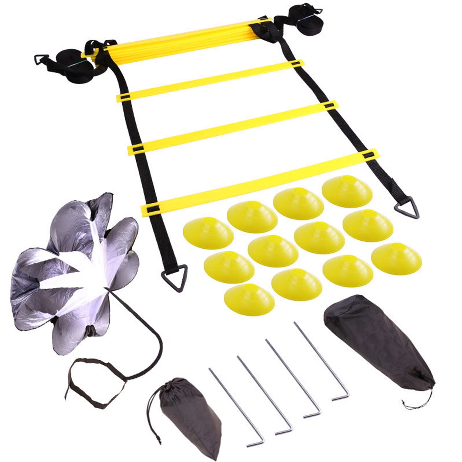 Adjustable Soccer Football Speed Rung Agility Ladder Training Equipment ...
